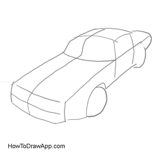 How to draw a Pontiac Firebird Trans Am – in easy steps