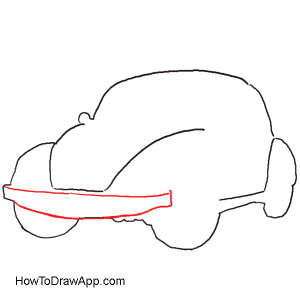 How to draw a Volkswagen Beetle aka Volkswagen Bug