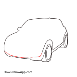 How to draw a mini cooper car step by step with pictures and text ...