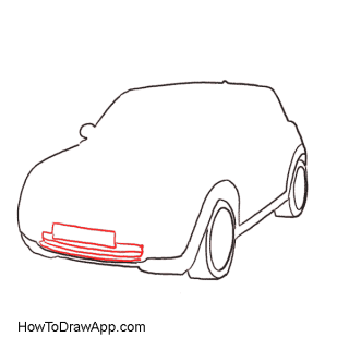 How to draw a mini cooper car step by step with pictures and text ...
