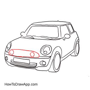 How to draw a mini cooper car step by step with pictures and text ...